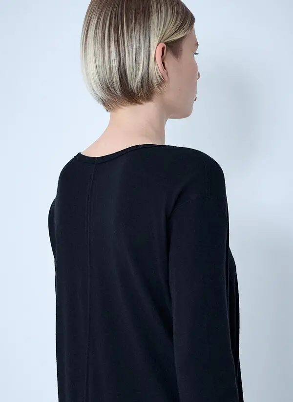 Rick Owens Hiked Long Sleeve Top