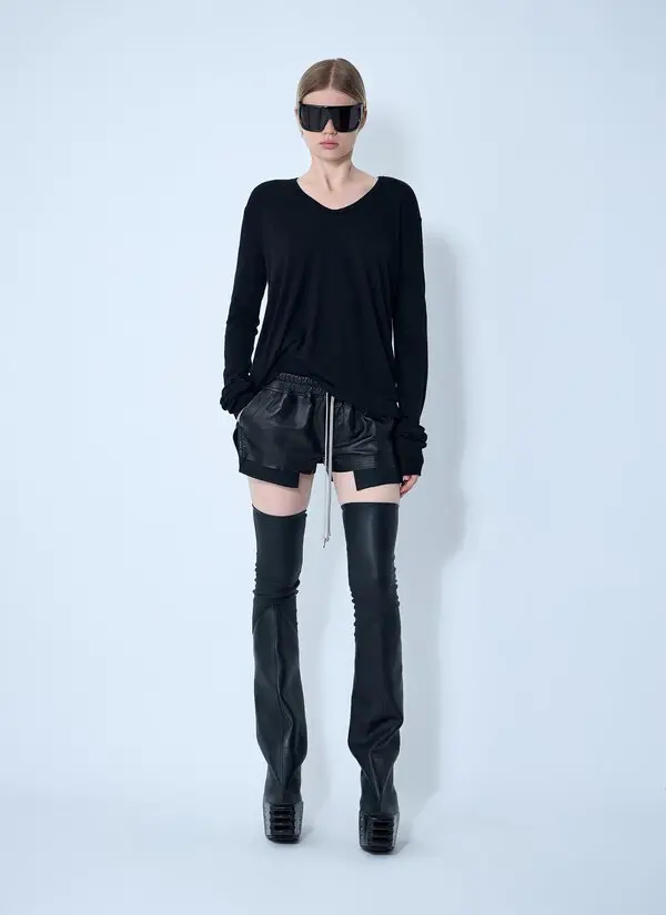 Rick Owens Hiked Long Sleeve Top