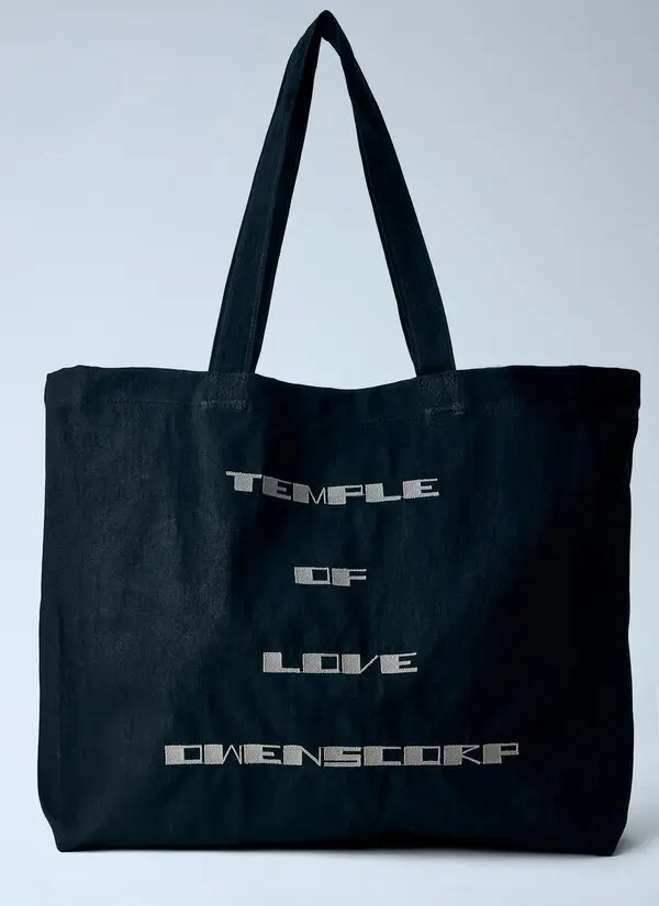Rick Owens Canvas Tote Bag - Black