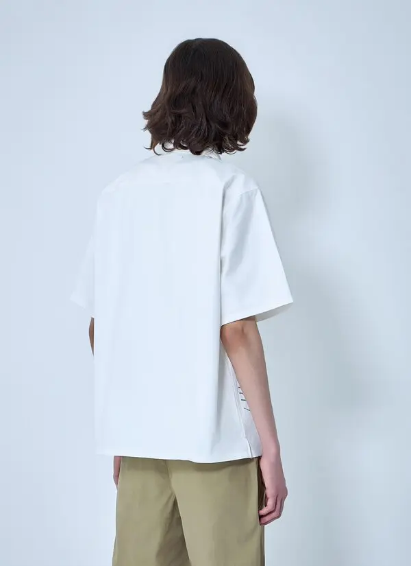 Prada Wave-print Oversized Shirt - Green
