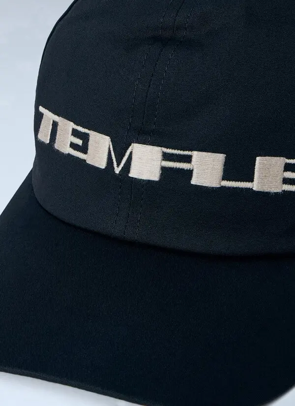 Rick Owens Embroidered Logo Cap - Black
