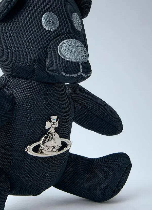 VIVIENNE WESTWOOD Bear Keychain With Logo Plaque
