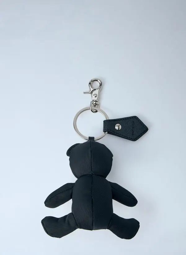 VIVIENNE WESTWOOD Bear Keychain With Logo Plaque
