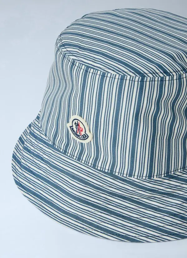 Moncler Striped Bucket Hat