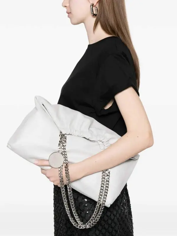 Stella McCartney Chain Shoulder Bag - White