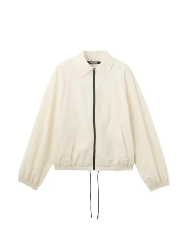 Jacquemus Zip-up Windbreaker - White