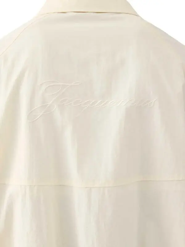 Jacquemus Zip-up Windbreaker - White
