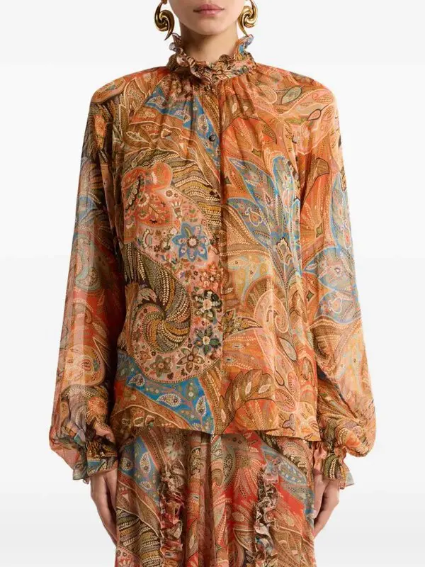Etro Paisley Silk Shirt - Multicolor