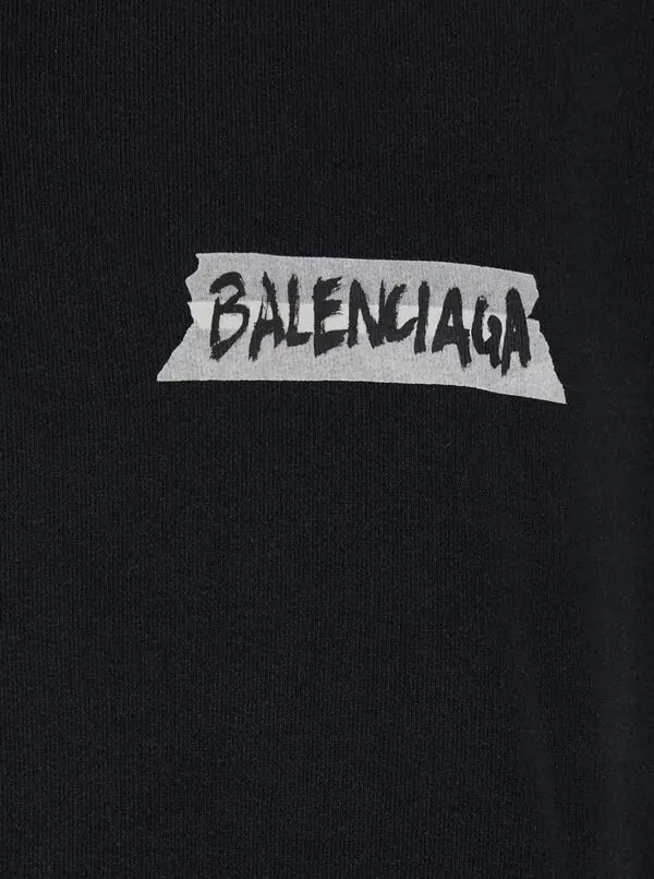 Balenciaga Cotton Half-zip Sweatshirt - Multicolor
