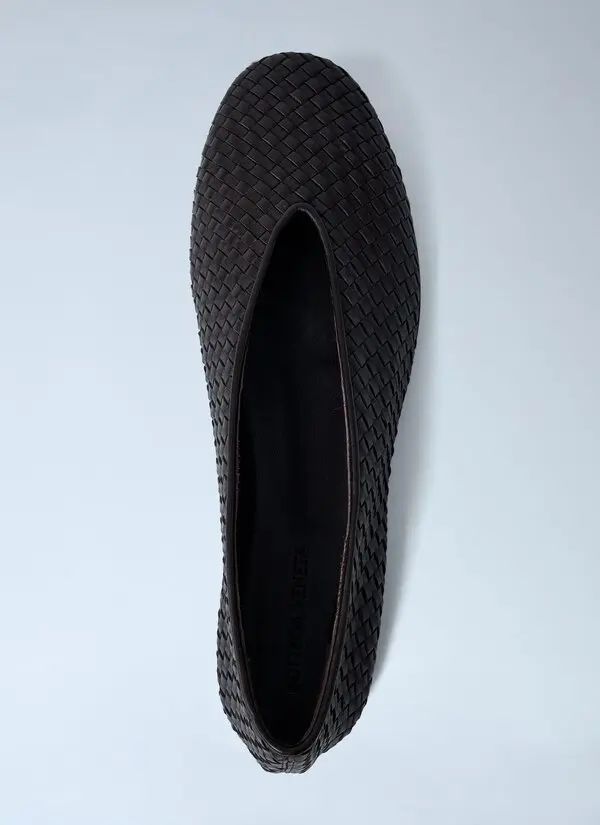 Bottega Veneta Rosa Sofia Ballerina Flats