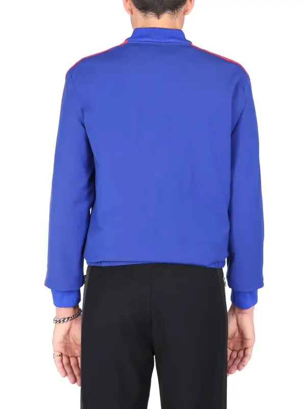 Alexander McQueen Skull Embroidered Zip Up Sweatshirt