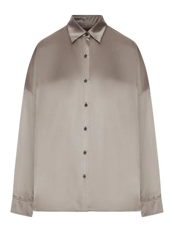 Dries Van Noten Satin-effect Silk Shirt - Multicolor