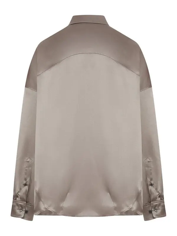 Dries Van Noten Satin-effect Silk Shirt - Multicolor