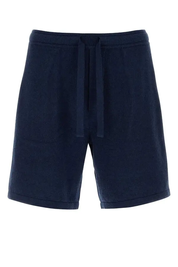 Dolce & Gabbana Cotton Blend Bermuda Shorts - Blue