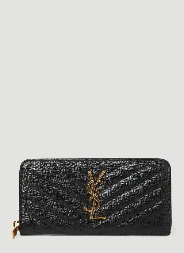 Saint Laurent Cassandre Matelassé Wallet