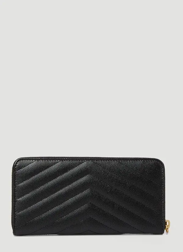 Saint Laurent Cassandre Matelassé Wallet