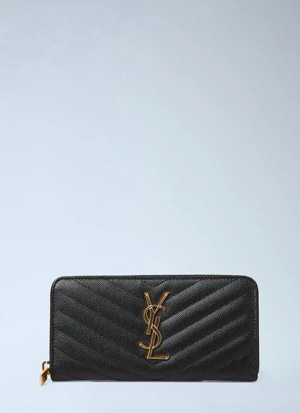 Saint Laurent Cassandre Matelassé Wallet