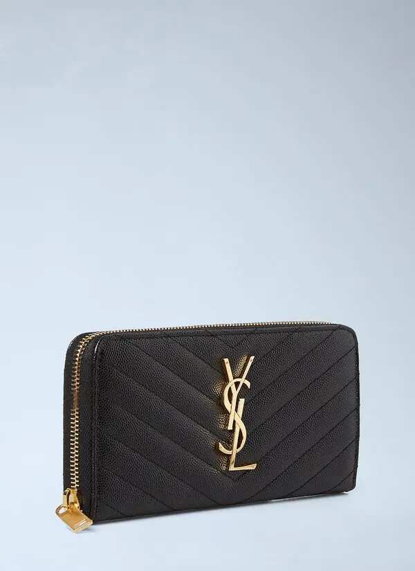 Saint Laurent Cassandre Matelassé Wallet