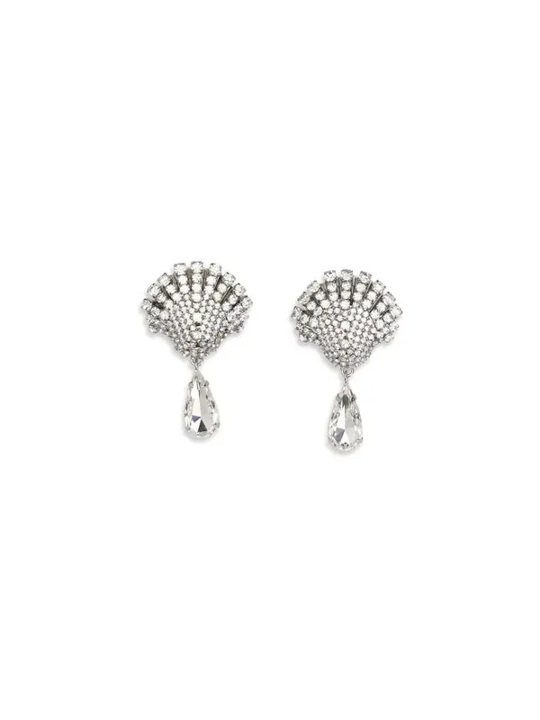 Alessandra Rich Crystal Drop Earrings