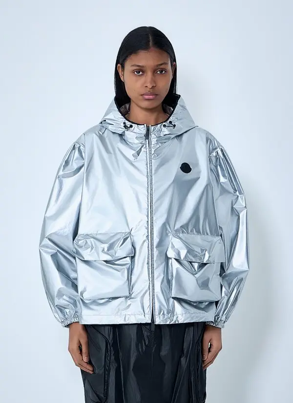 Moncler Ylang Bomber Jacket - Silver