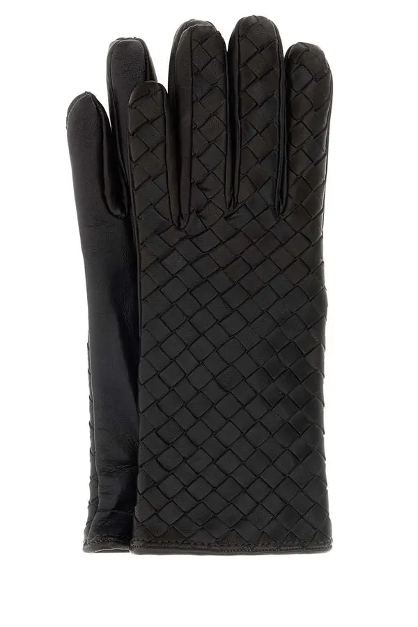Bottega Veneta Leather Gloves - Brown
