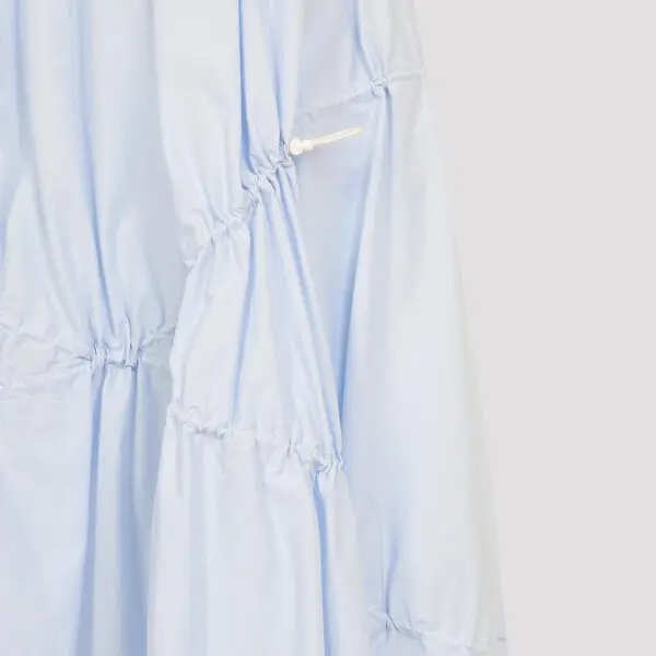 Moschino Cotton Midi Skirt - Blue