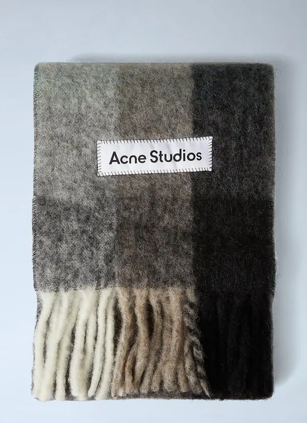 Acne Studios Check Scarf