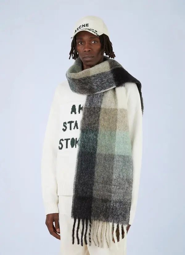 Acne Studios Check Scarf