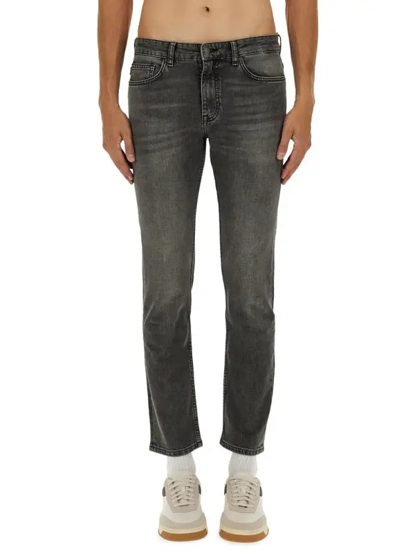 BOSS Delaware Slim Fit Jeans - Gray