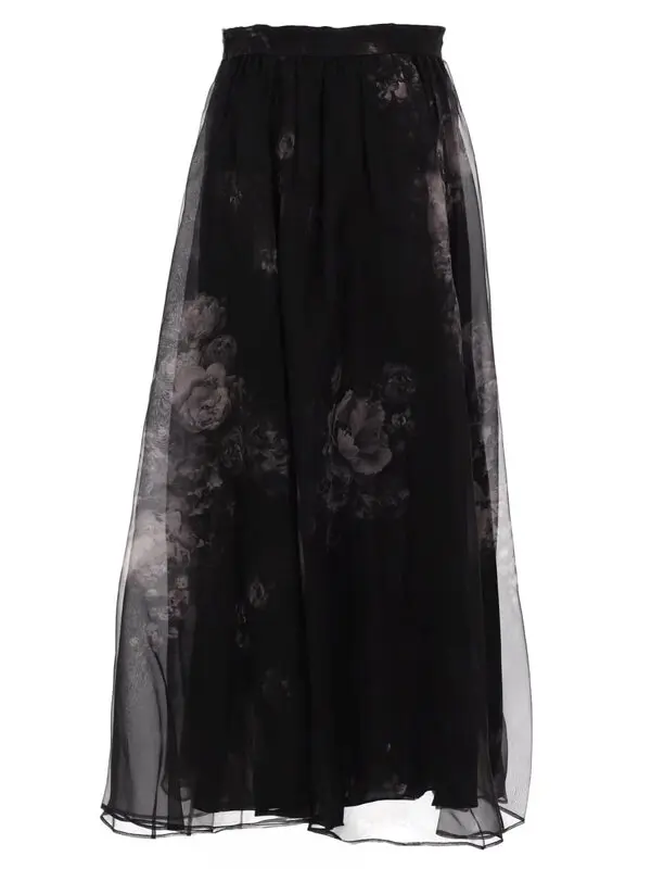Zimmermann Hypnotic Maxi Skirt - Black