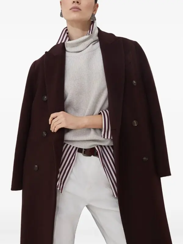 Brunello Cucinelli Cashmere Double-breasted Coat