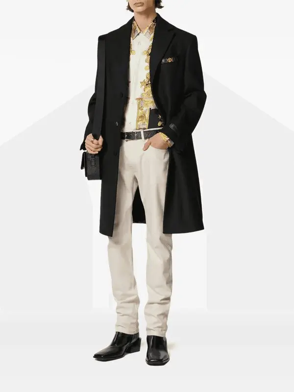 Versace Coral Theatre Silk Shirt