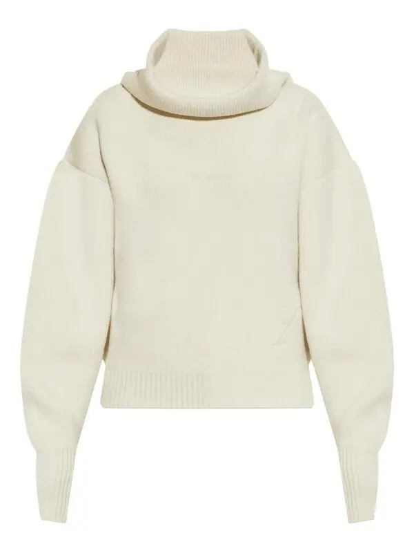 Jacquemus Embroidered Football Sweater - White
