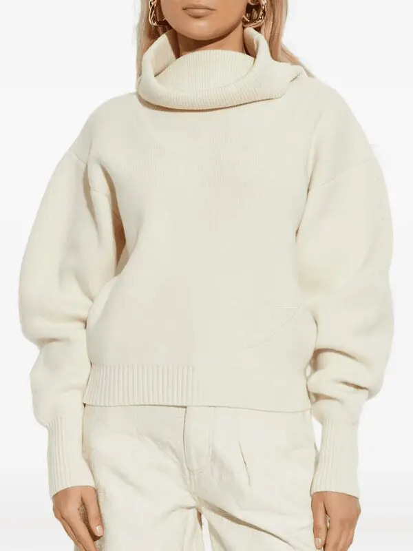 Jacquemus Embroidered Football Sweater - White