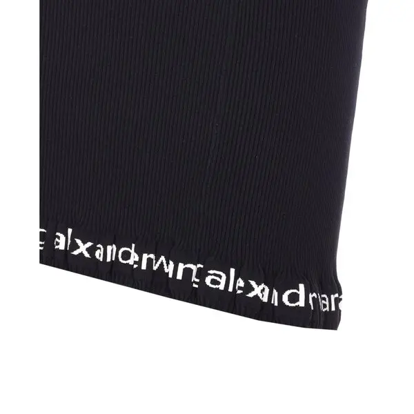 Alexander Wang Logo Mini Skirt