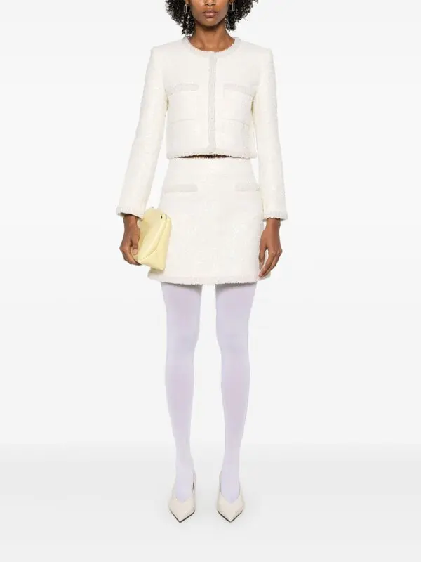 SELF-PORTRAIT Miniskirt With Decoration