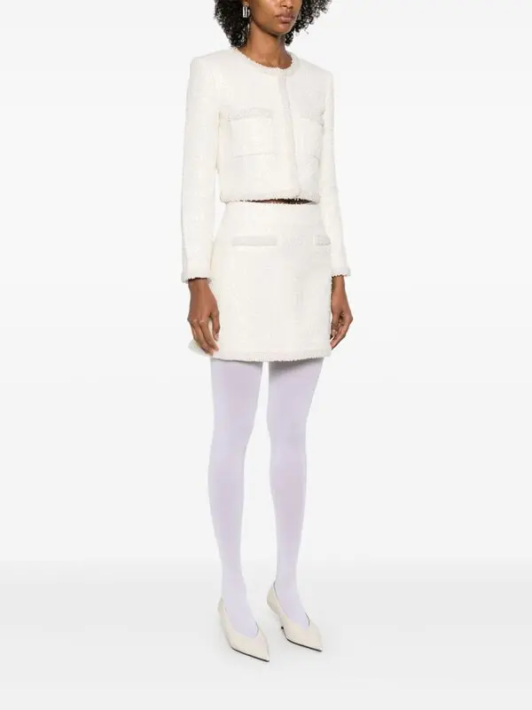 SELF-PORTRAIT Miniskirt With Decoration