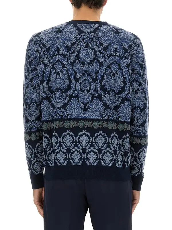 Etro Cotton Jacquard Knit Pullover