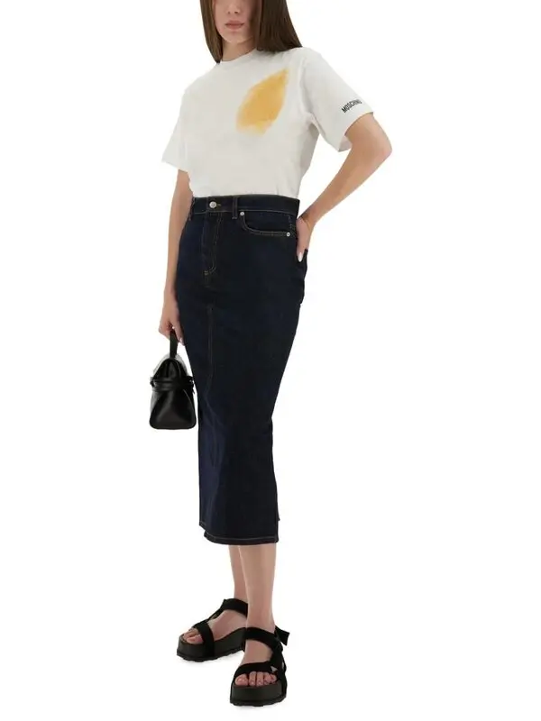 Moschino Too Much Irony Printed Cotton T-shirt