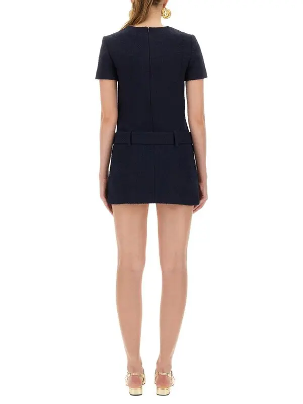 SELF-PORTRAIT Mini Boucle Dress