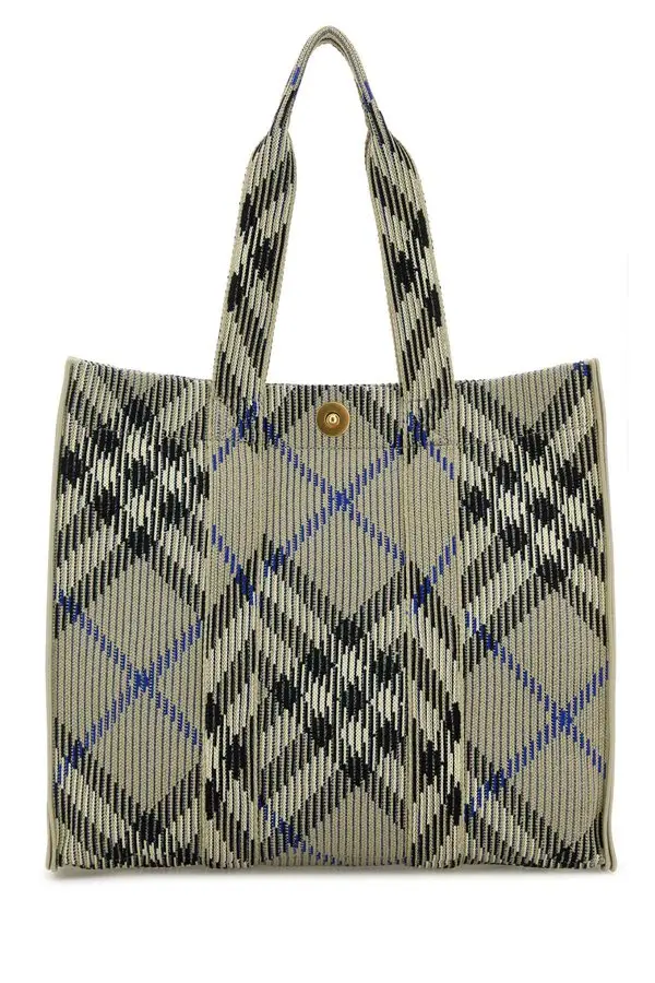 Burberry Ll Md Knit Tote Ch4