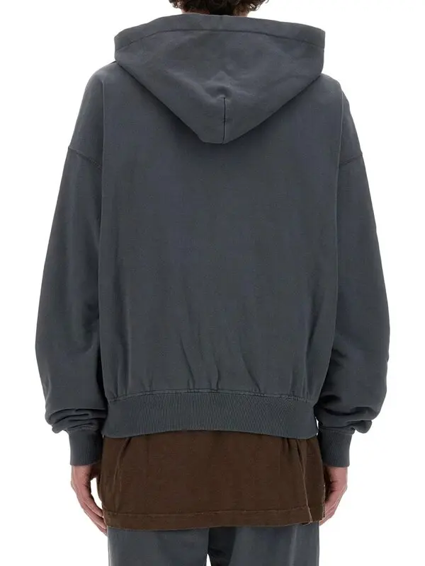 Dolce & Gabbana Sweatshirt With Logo - Gray