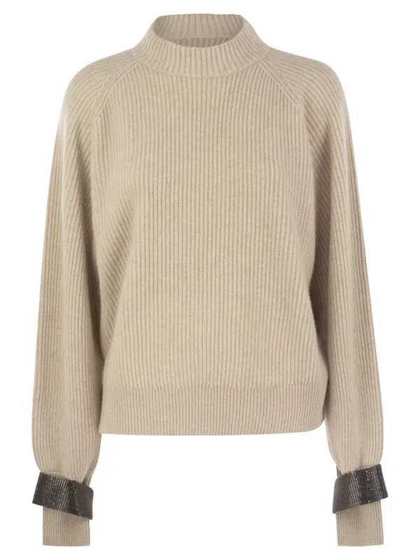 Brunello Cucinelli Cashmere Sweater - Cream