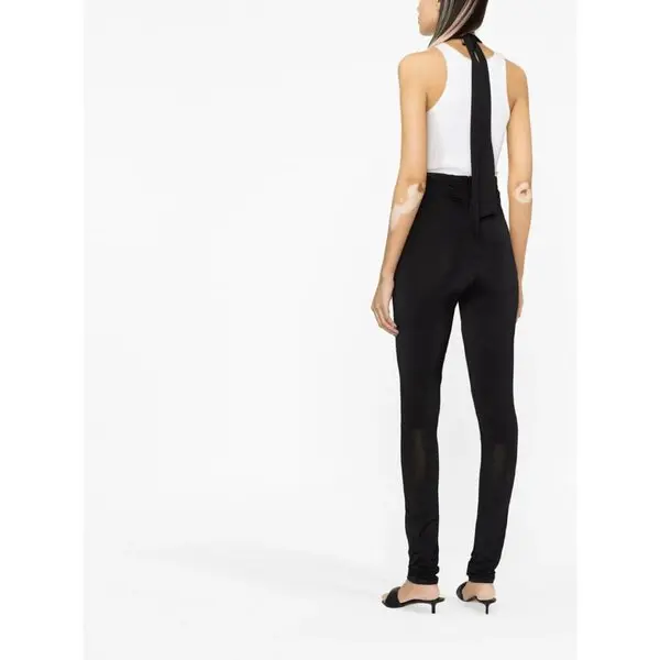 Attico Halterneck High-waisted Skinny Trousers