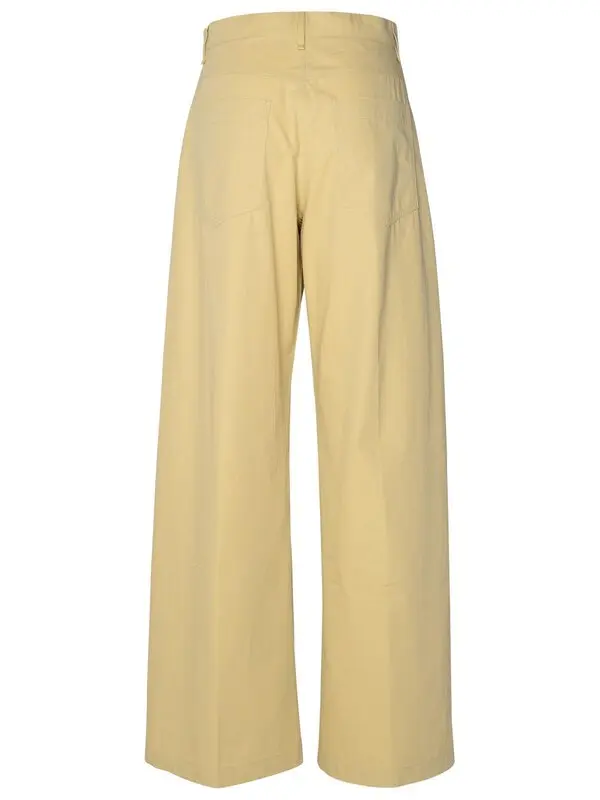 Sportmax Gebe' Beige Cotton Pants