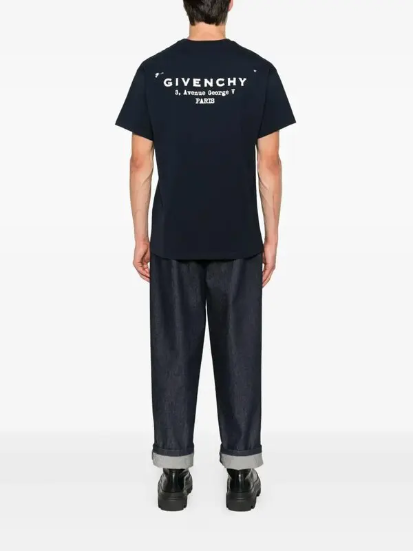 Givenchy Cotton T-shirt With Stamp Print
