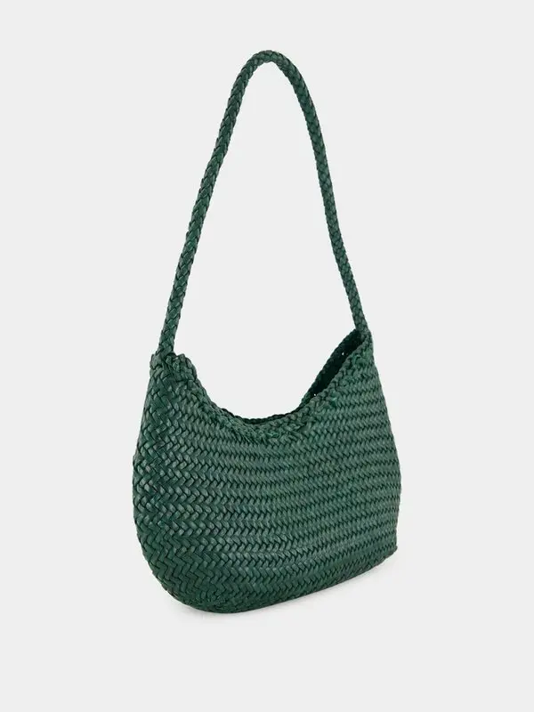 Dragon Diffusion Forest Nova Luna Woven Leather Tote