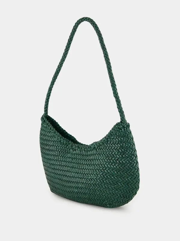 Dragon Diffusion Forest Nova Luna Woven Leather Tote