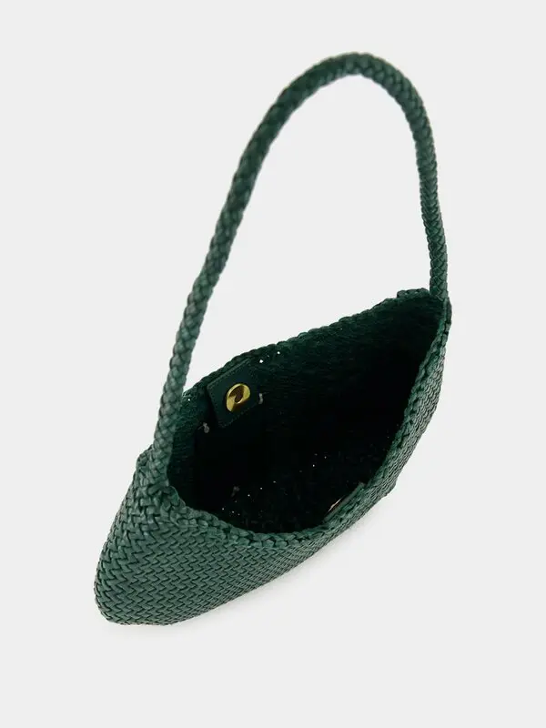 Dragon Diffusion Forest Nova Luna Woven Leather Tote