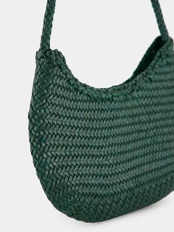 Dragon Diffusion Forest Nova Luna Woven Leather Tote
